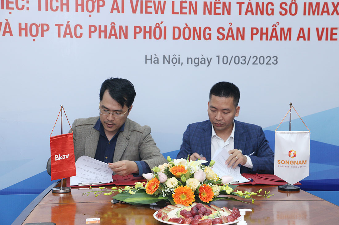 BKAV hợp tác công nghệ với Song Nam, tích hợp dòng sản phẩm AI View vào nền tảng IMAX IoT Platform